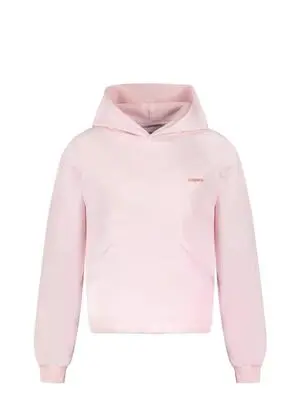 Coperni Logo-Print Hoodie Pink