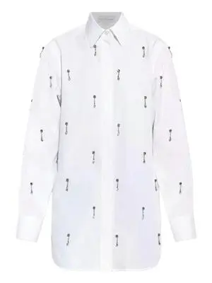 Stella McCartney Crystal-embellished Shirt - White
