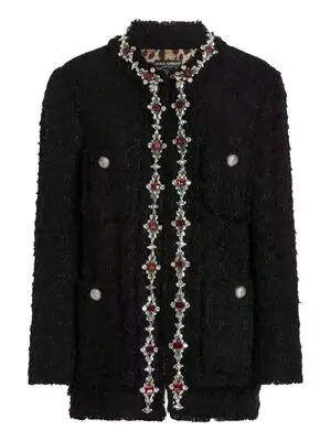 Dolce & Gabbana Crystal-embellished Jacket - Black