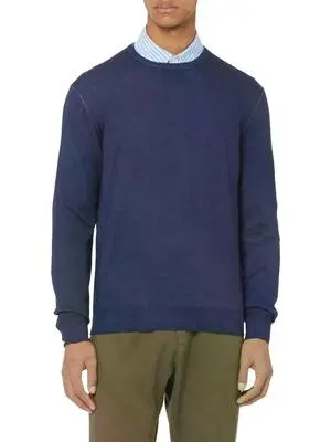 GRAN SASSO Crew-Neck Cotton Sweater