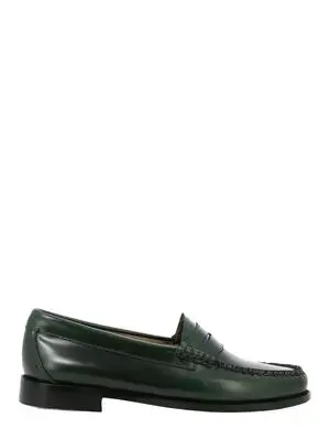 G.H.BASS Weejuns Penny Leather Loafers - Green