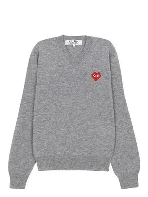 Comme Des Garçons X Invader Pullover Knitwear - Grey