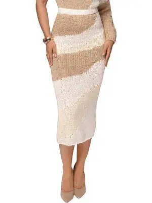 JLUXLABEL JLUXLABEL Monette Printed Skirt