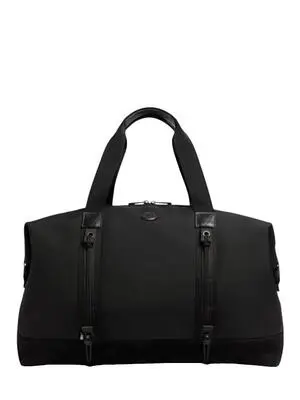 Moncler Leather-trimmed Duffle Bag - Black