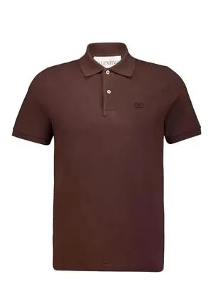 Valentino Garavani Vlogo Polo Shirt - Brown