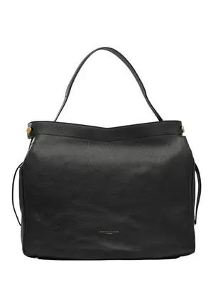GIANNI CHIARINI Leather Top-handle Shoulder Bag - Black
