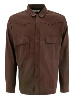 NONNATIVE Double-pocket Western Shirt - Brown