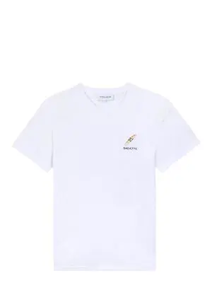 Maison Labiche Embroidered-detail T-shirt - White