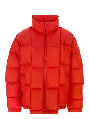 Vetements Quilted Long-sleeved Puffer Jacket - Red