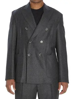 Barena Venezia Doria Bita Blazer Jacket Grey