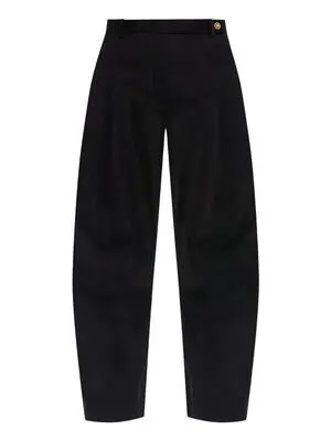 Versace Medusa Button Panel Trousers - Black