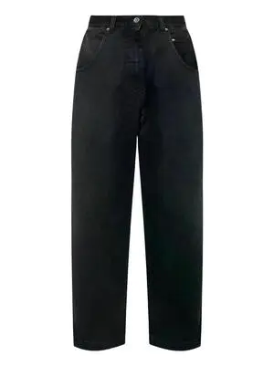 Vetements Logo-patch Cargo Jeans - Black