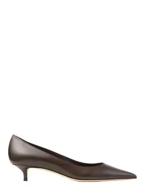 JIMMY CHOO Amelia 35mm Leather Pumps - Brown