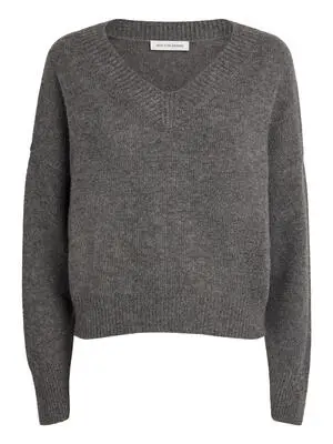 Iris Von Arnim Cashmere-silk Bergen Sweater - Grey