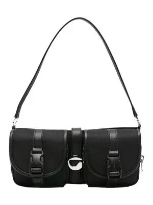 Coperni Cargo Logo-buckle Shoulder Bag - Black
