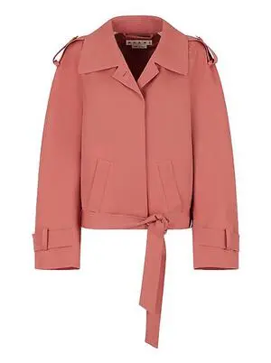 MARNI Relaxed-Fit Wool Trench Jacket