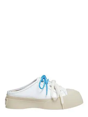 Marni Backless Leather Platform Trainers - 00w01