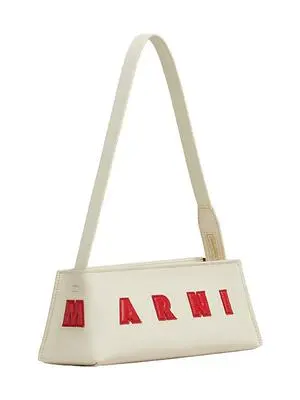 Marni Museo Leather Baguette Shoulder Bag - Zo721