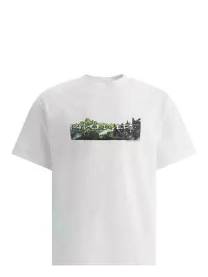 RAYON VERT Landscape-print T-shirt - White