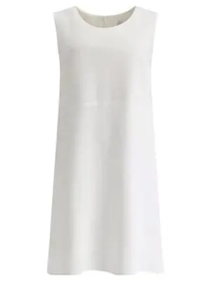 F.IT Sleeveless A-line Shift Dress - White