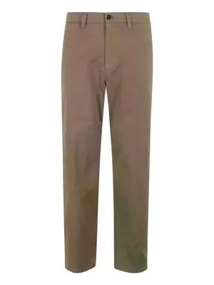 DEPARTMENT 5 Ant Button-fly Chino Trousers - Brown