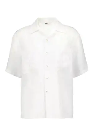 COMMAS V-neck Patch-pocket Shirt