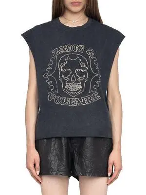Zadig&Voltaire Cloe Skull Tee - Black