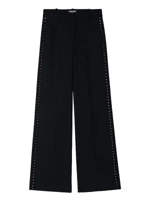 Zadig&Voltaire Panol Wide Leg Trousers - Encre