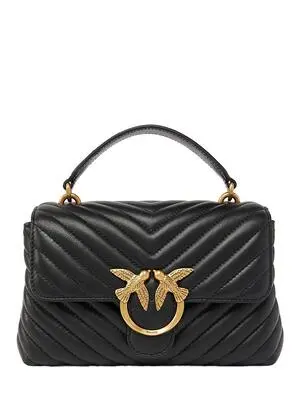 Pinko Love Lady Puff Mini Bag - Black-antique Gold