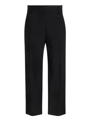 Khaite Pressed-crease Trousers - Black