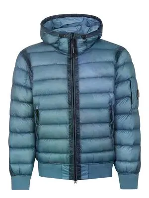 C.P. COMPANY Hooded Padded Jacket - Blue