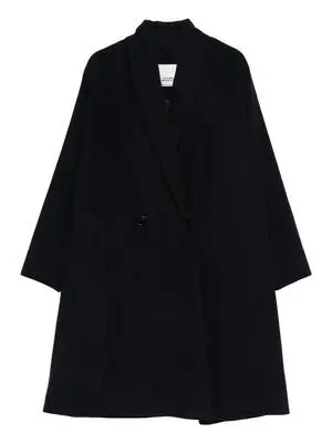 Isabel Marant Double-breasted Nylon Coat - Black