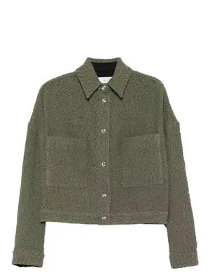 IRO PARIS Textured Pocket Jacket - Green