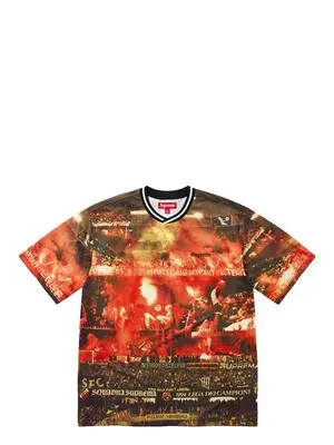 Supreme Venci Per Noi Soccer Jersey T-shirt - Red