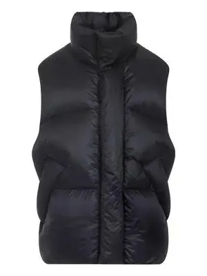 MORDECAI Quilted High-neck Gilet - Black