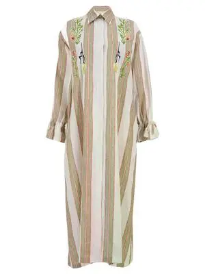 PAULA Almandine Maxi Dress - Neutrals