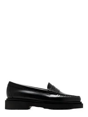 G.H.BASS Leather Penny Loafers - Black