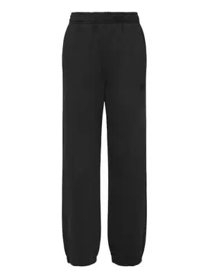 Pinko Embroidered Cuffed Track Pants - Black
