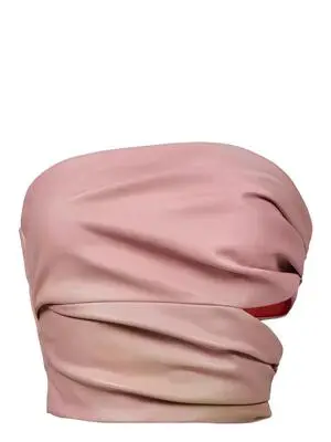 LIKA Draped Cut-out Top - Pink
