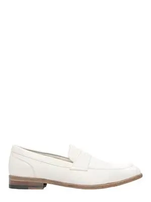 STURLINI FIRENZE Penny Leather Loafers - White