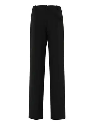 Federica Tosi Pleated-pocket Trousers - Black