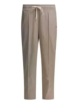 ALTUM Elasticated-Waist Trousers Neutrals