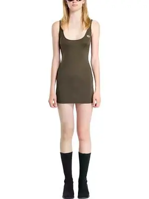 DIESEL® Sleeveless Mini Dress - Green
