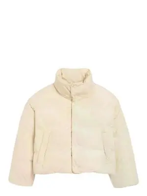 AMI Paris De Coeur Taffetas Jacket - Neutrals