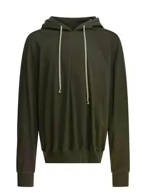 Rick Owens Cotton Hoodie Green