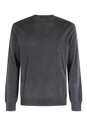 FAY Round-neck Sweater - Grey