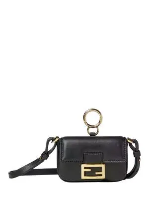 Fendi Baguette Charm Bag - Black