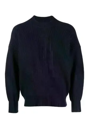 MARANT Barry Purl-knit Jumper - Blue