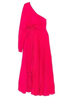 Acler Sadgill Pleated One-shoulder Dress - Pink