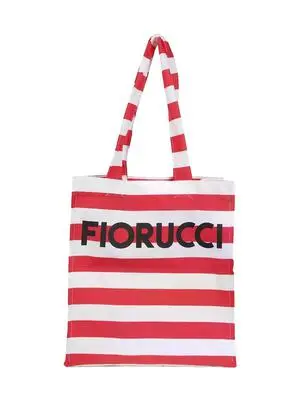 Fiorucci Striped Tote - Red